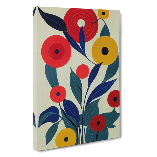 Marlow Home Co. Art Flowers Abstract No.6 - Wrapped Canvas Graphic Art | Wayfair.co.uk